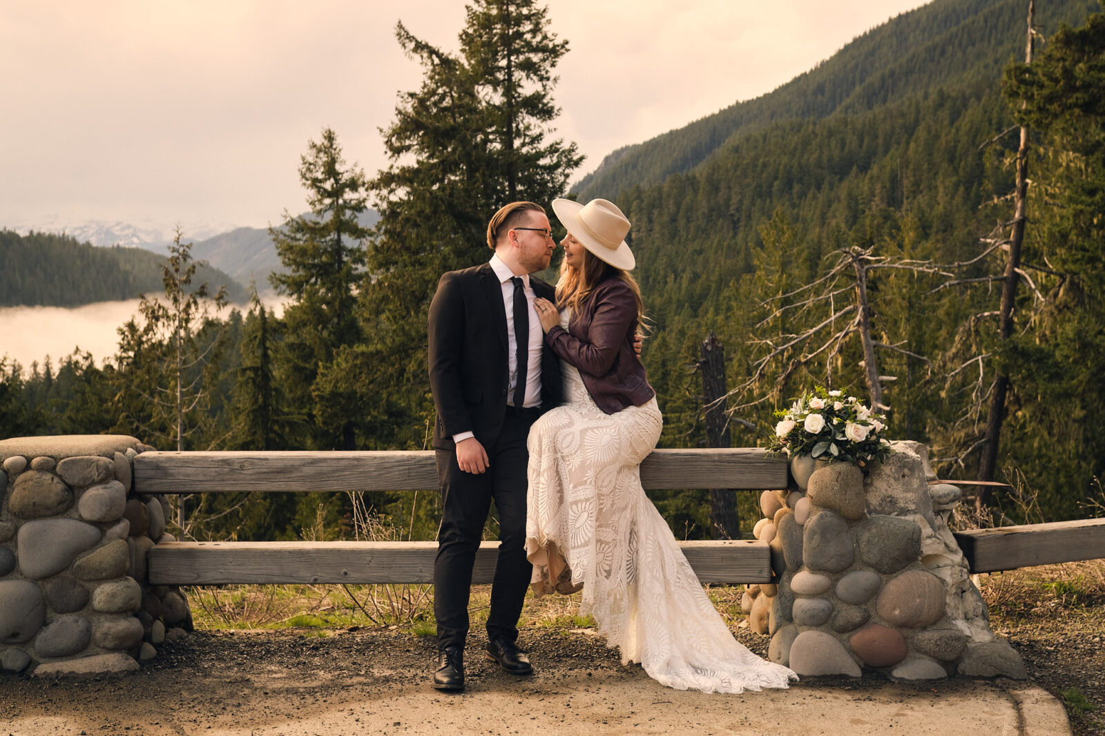 Romantic & Heartfelt Emotional Mt. Rainier Elopement - Allison Haley ...